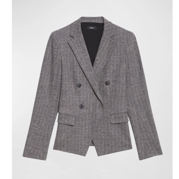 Theory | Jackets & Coats | Nwt 475 Theory Abbot Doublebreasted Angled ...